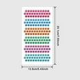 372-Piece Rainbow Color Planner Stickers - Foiled Date Dots, Number ...