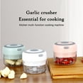 Electric Mini Garlic Press Kitchen Mincer And Grinder, Wireless ...