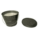 Mainstays Outdoor Citronella Candle 24oz Metal Bucket with 40 Hr Burn ...