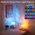 Aurora Ocean Wave Lights Projector Corded,16 Colors Changing Light ...