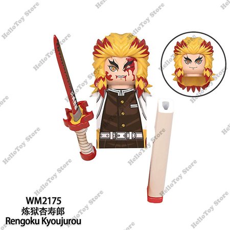 Demon Slayer Cartoon Anime Action Figures Kamado Tanjirou Nezuko Uzui ...