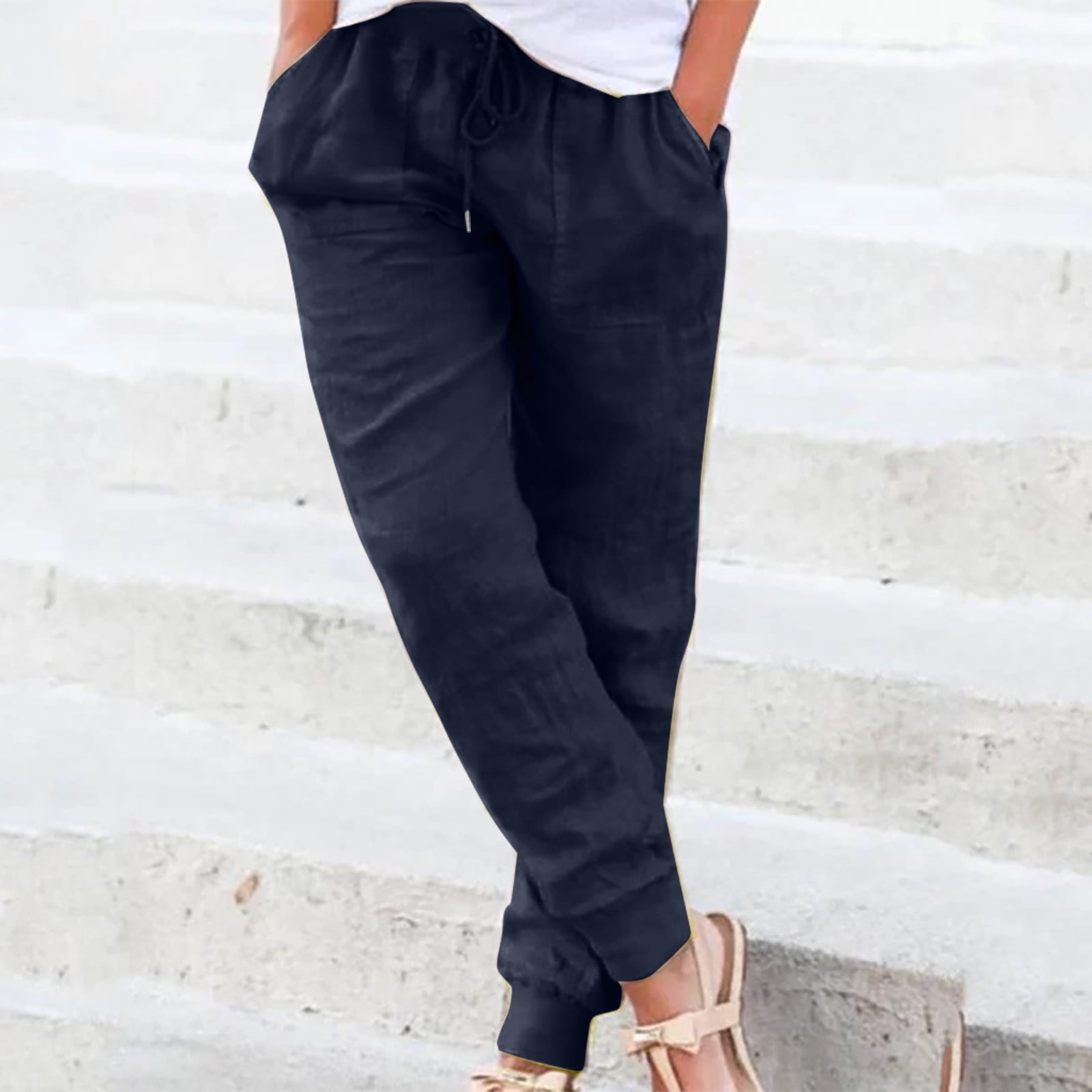 Click here for Rkstn Womens Pants Casual Print Pants Wide Leg Pan... prices