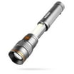 Swiss Tech 1200 lumen rechargeable LED flashlight with battery, durable ...