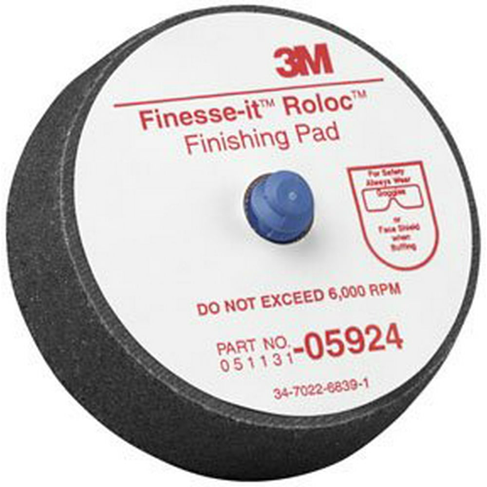 3M 05924 Finesse-it Roloc 3" Finishing Pad (12 Pads) - Walmart.com - Walmart.com