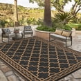 9x18 ft Outdoor Waterproof Rug.Reversible Plastic Straw Patio Mat ...
