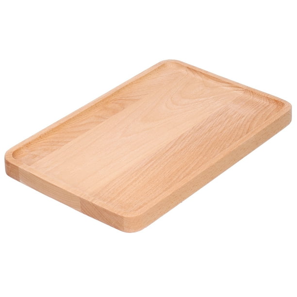Wooden Serving Tray, Environmentally Friendly Modern Safe Rectangular ...