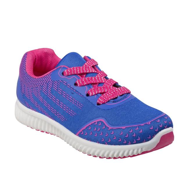 Josmo Blue Fuchsia Casual Trendy Toddler Girls' Sneakers - Walmart.com