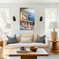 AVOI Italy Painting Oil Canvas Wall Art Pic08 Mediterranean Cityscape ...
