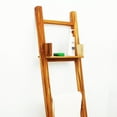 Haussmann® Teak Teak Towel Ladder 18 x 64 in H Adj Shelf Teak Oil ...