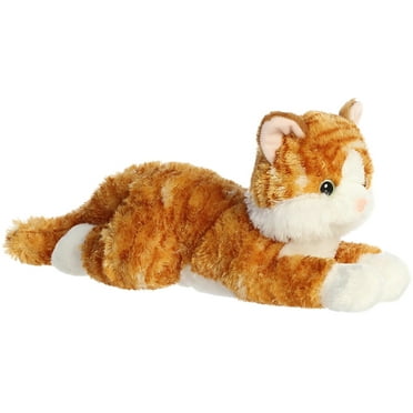 "Aurora Realistic Animals - Soft Medium Orange Flopsie - 12"" Ginger ...
