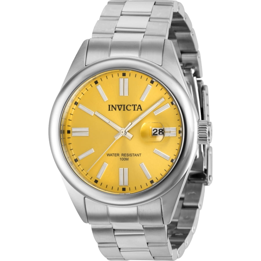 Invicta Pro Diver Quartz Yellow Dial Men's Watch 38453 - Walmart.com