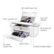HP DeskJet 3752 Wireless All-in-One Compact Color Inkjet Printer ...