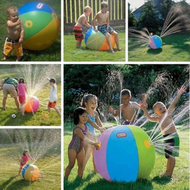 Lohill Kids Inflatable Water Spray Ball Sprinkler Toys Outdoor Garden ...