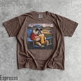 Comfort Colors® Bulldog Drinking Iced Coffee Funny Ballfield Dark Shirt ...