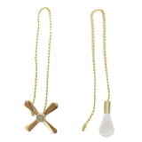 Manunclaims Ceiling Fan Pull Chain, Fan Pulls Set with Connector, 2 ...
