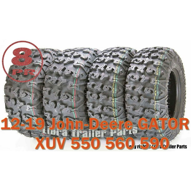 FREE COUNTRY 8PR Premium ATV Tires 25x8x12 & 25x10x12 fit 12-19 John ...