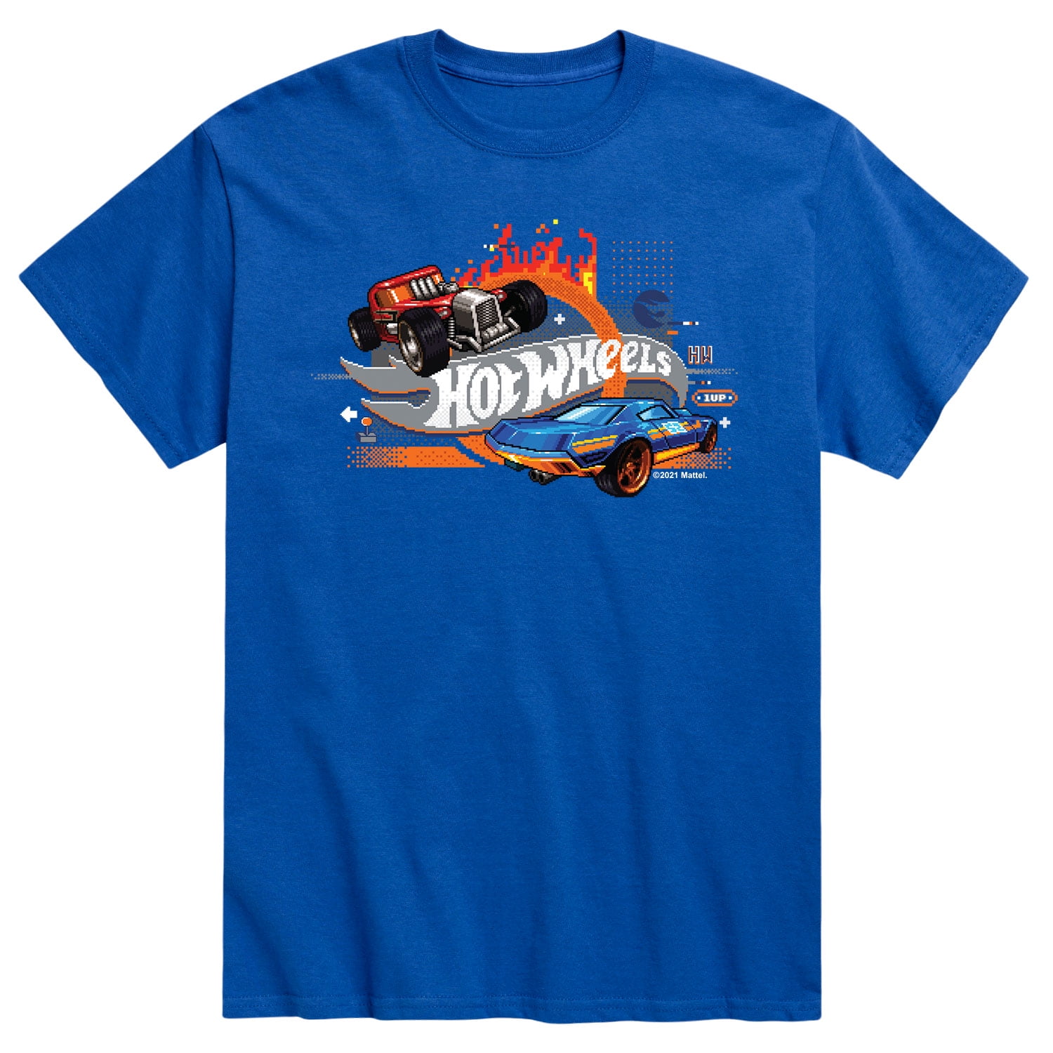 Hot Wheels - 8 Bit Game Cars - Men's Short Sleeve Graphic T-Shirt ...