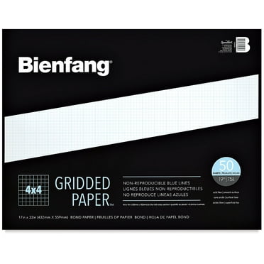 Bienfang Designer Grid Paper Pad for Drafting, Sketching, Engineering ...