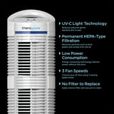 Envion Therapure 220H UV Germicidal HEPA Style Air Purifier 3-Speed ...