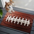 American Football Laces Bathroom Rug Washable 2x3 Entryway Rug Non Slip ...