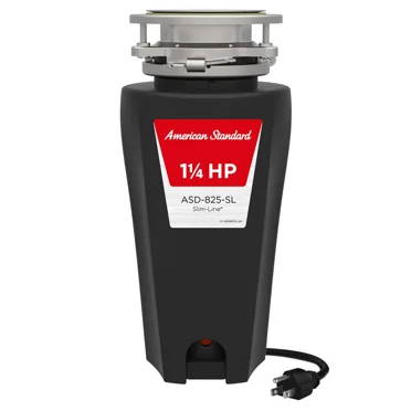 American Standard Elite ASE-125-SL Slim Line Garbage Disposal 1-1/4 HP ...