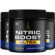 (3 Pack) Nitric Boost Ultra Powder, Official Formula to Support Energy ...