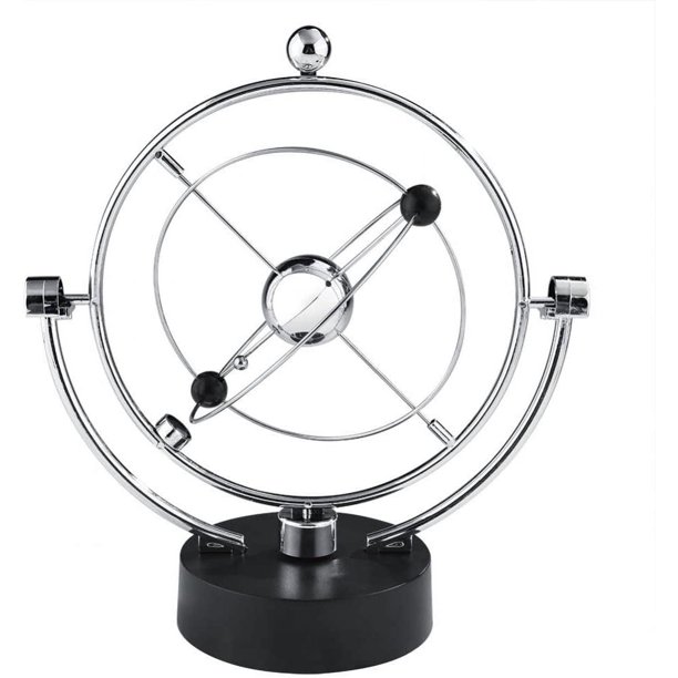 nipocaio Perpetual Motion Electronic Desk Toy, Milky Way Kinetic Motion ...