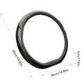 Nilvkv D Shape Carbon Fiber Steering Wheel Cover Non Slip Breathable ...