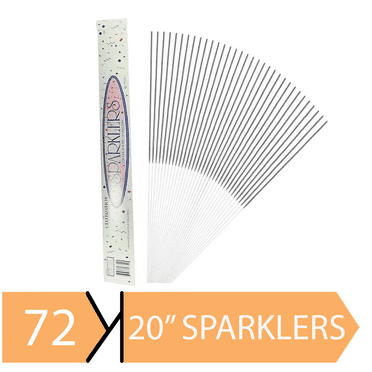 Wedding Sparklers- 100 Sparklers-20" Inch- Length- Gold Wire- Used For ...