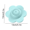 Beautynvta Flower Shaped Sink Strainer Drain Cover, Flexible Suction ...