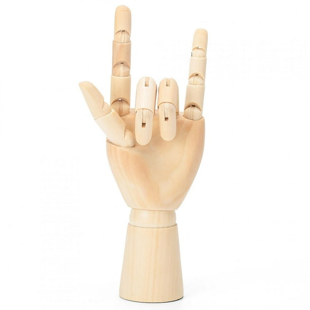 Wooden HandWooden Hand Model Flexible Wooden Hand Model Artists Hand ...