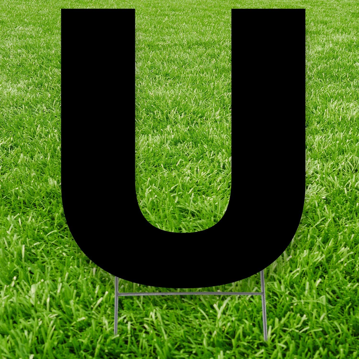 Black Letter U 20 inches tall - Walmart.com