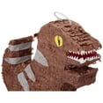 Dark Brown Dinosaur Party Pinata 16in x 17in - Walmart.com