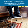 BodyMed Heavy-Duty Foot Step Stool with Non-Slip Rubber Platform for ...