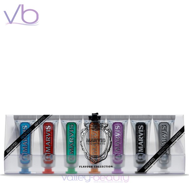 Marvis 7 Flavor Sachet | Italian Toothpaste for Each Day Of the Week ...