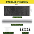 Garden Shade Canopy Kit, 80% Sun Block Cover 6.5x3.3 FT for Raised Beds ...