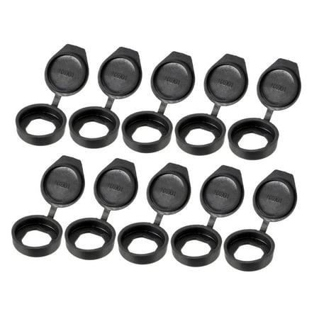 10 PCS Black Rubber Key Panel Cam Lock Dust Waterproof Cover Black ...