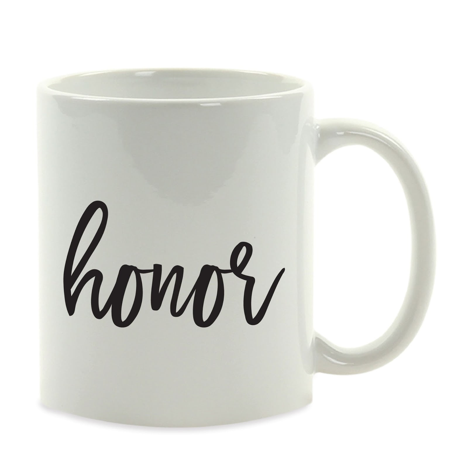 Koyal Wholesale Honor Calligraphy Good Virtues Ceramic Coffee Mug ...