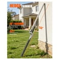 16-Inch Hedge Trimmer Attachment with 180° Adjustable Head, Heavy-Duty ...