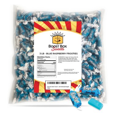 Blue Raspberry Frooties - Tootsie Roll Chewy Candy - 360 Piece Count ...