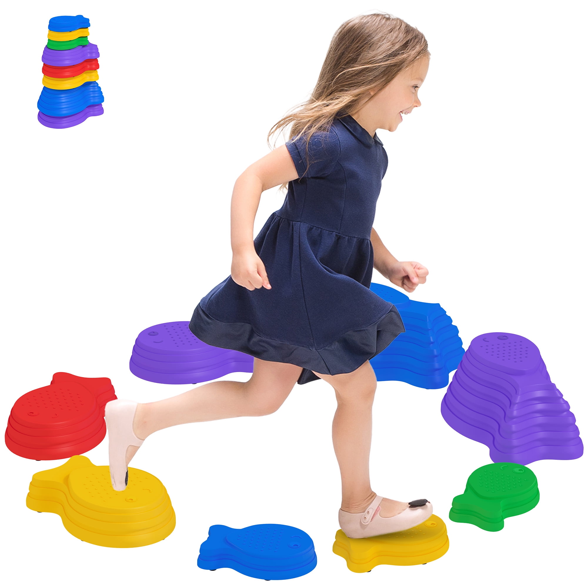 Click here for Outsunny 8 Pcs Kids Stepping Stones For Obstacle C... prices