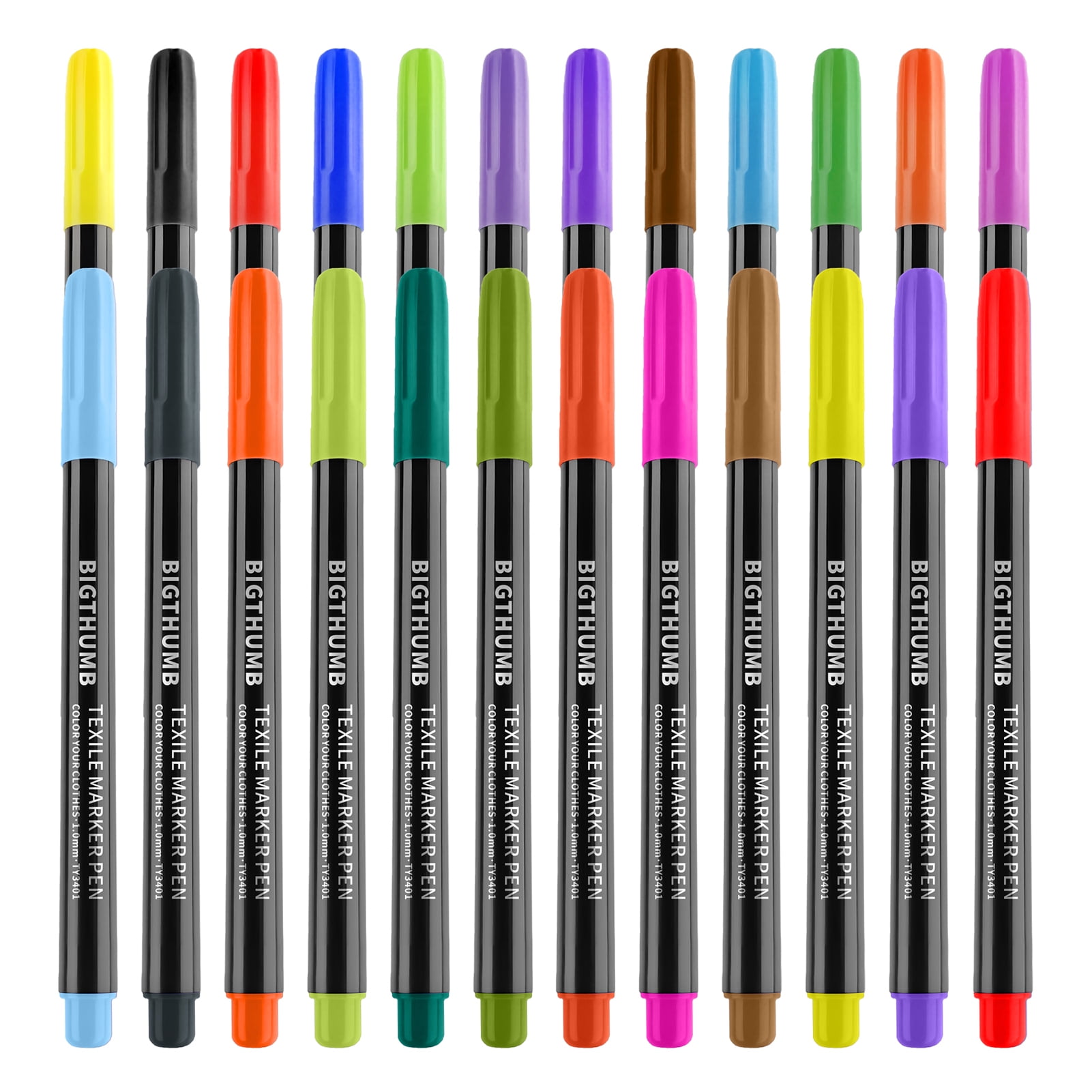 Click here for Yeacher 24-Color Fabric Markers For Diy Art  Washa... prices