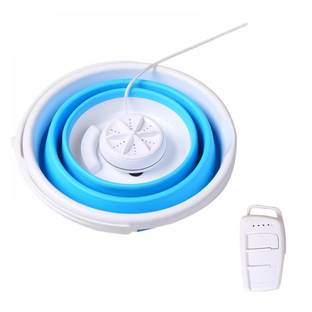 10L Foldable Mini Washing Machine, Portable Laundry Tub USB Powered ...