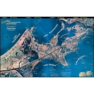 Raised Relief Base Map Of United States - Walmart.com