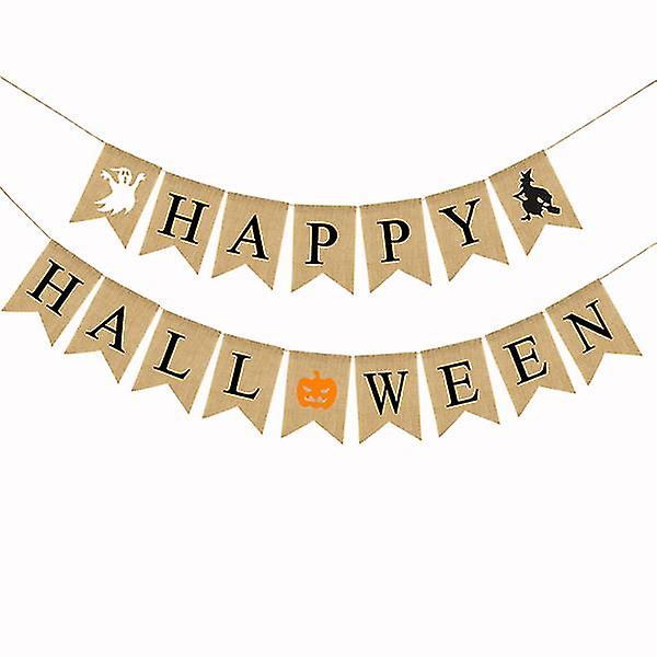 Banderines de fiesta de Halloween Banderines de banderas de Halloween ...