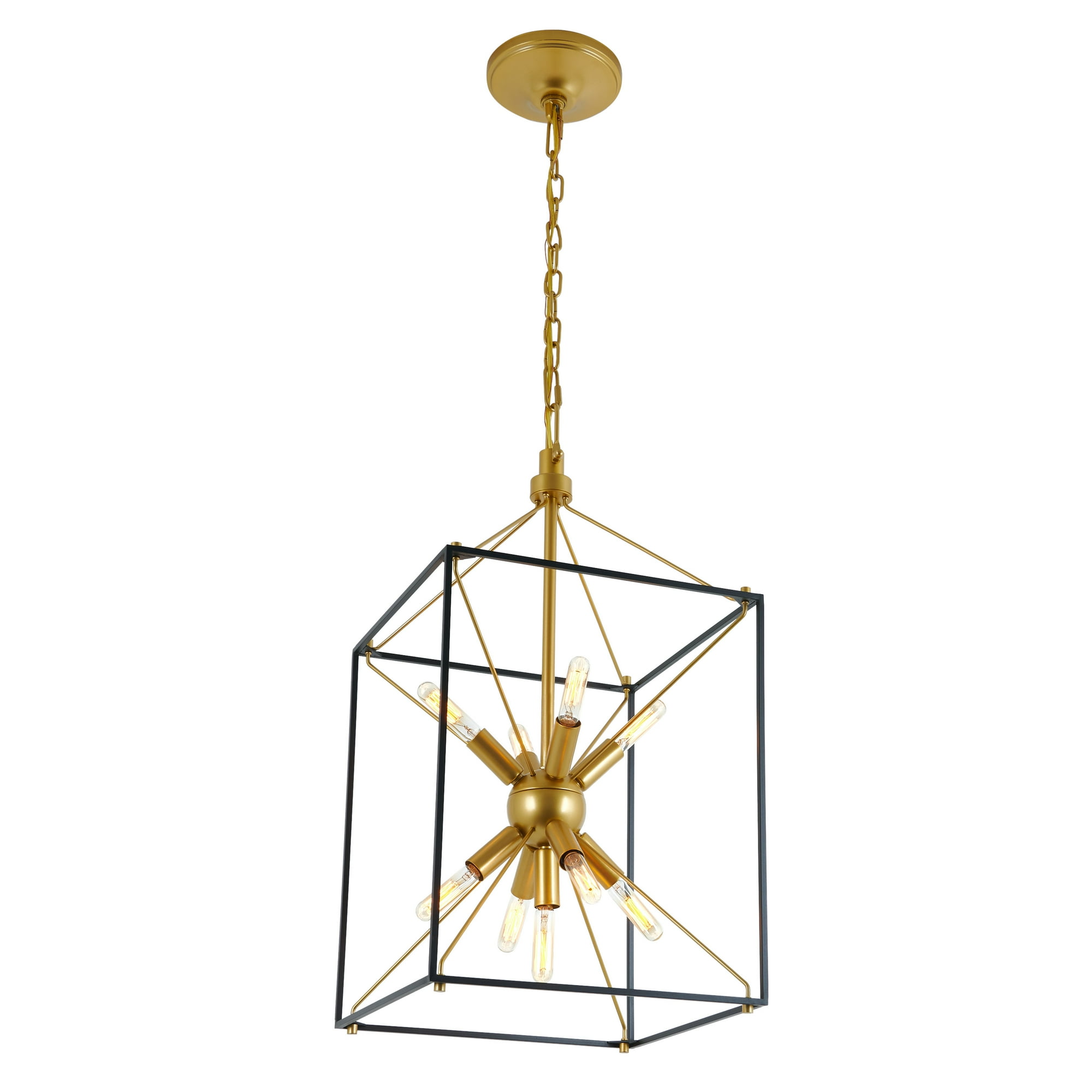 Click here for Artika Clyde Modern Mid-Century Chandelier  Black... prices