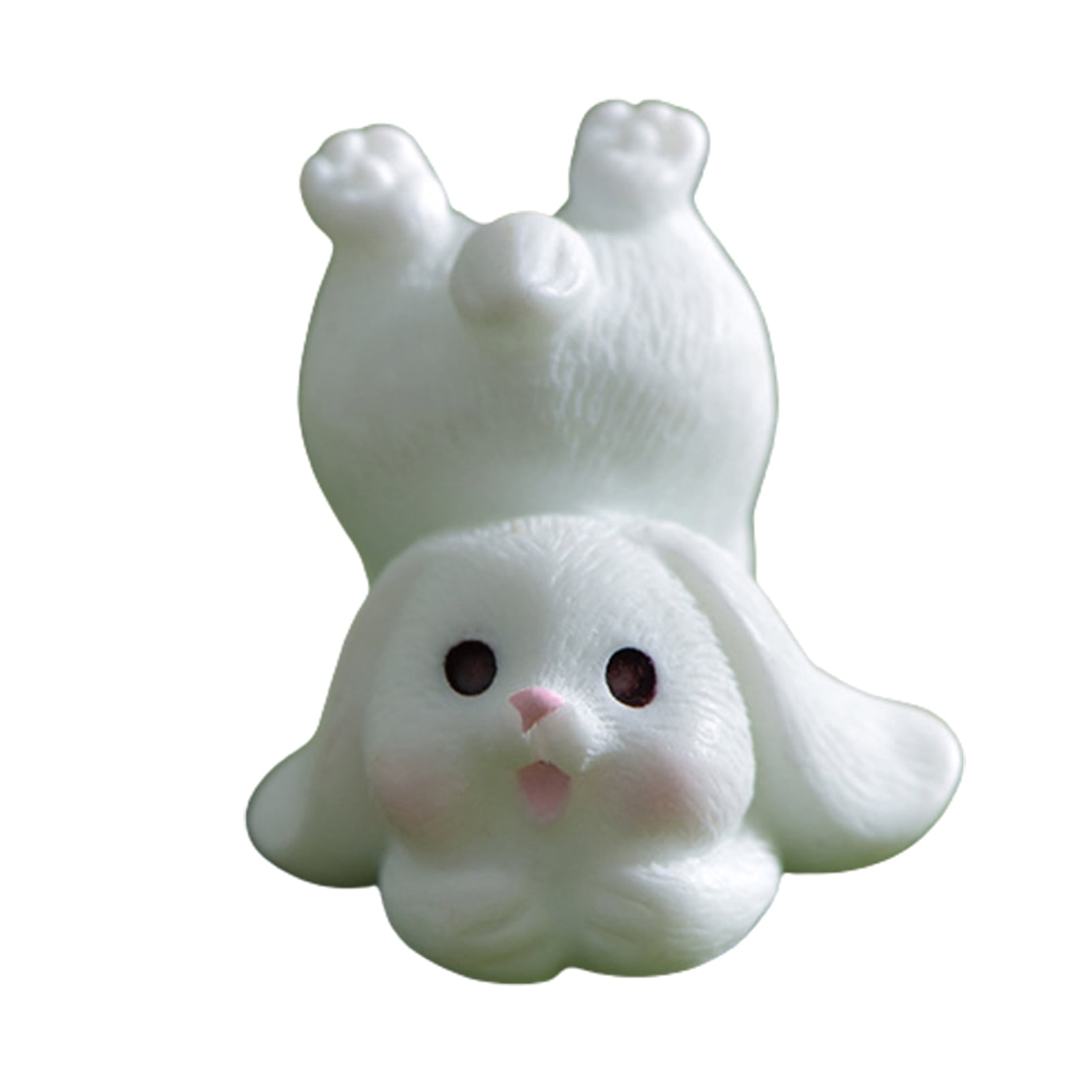 Farfi Bunny Figurine Cartoon Realistic Sturdy Lovely Animal Rabbit ...