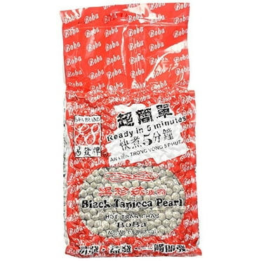 BOBA Black Tapioca Pearl - 1 Pack Bubble Tea Ingredients - Walmart.com