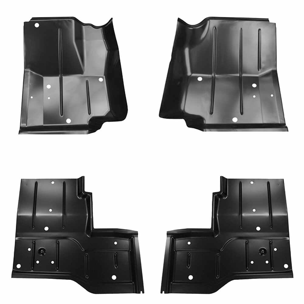 Front & Rear Floor Pan Kit. Fits 76-86 Jeep CJ7, 87-95 Jeep Wrangler YJ ...