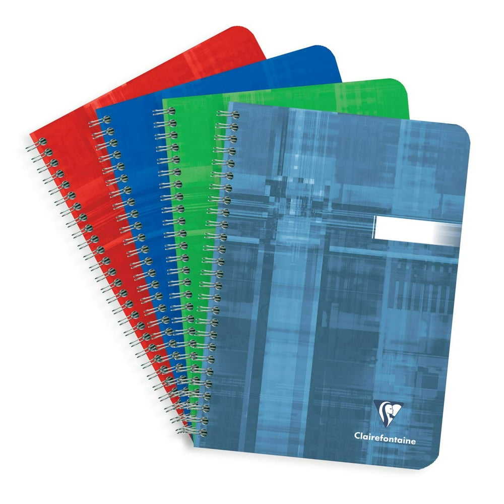 Clairefontaine Wirebound Notebook - Ruled 50 sheets - 6 x 8 1/4 A5 ...